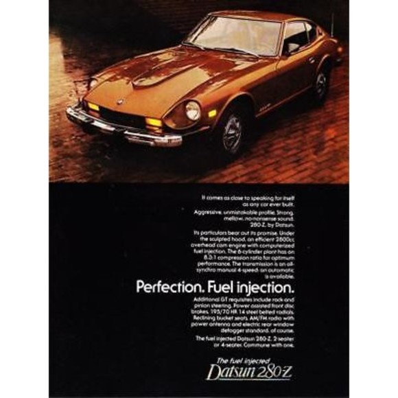 Art | 1976 Datsun 28z 280z Coupe Photo Perfection Fuel Injection Print ...